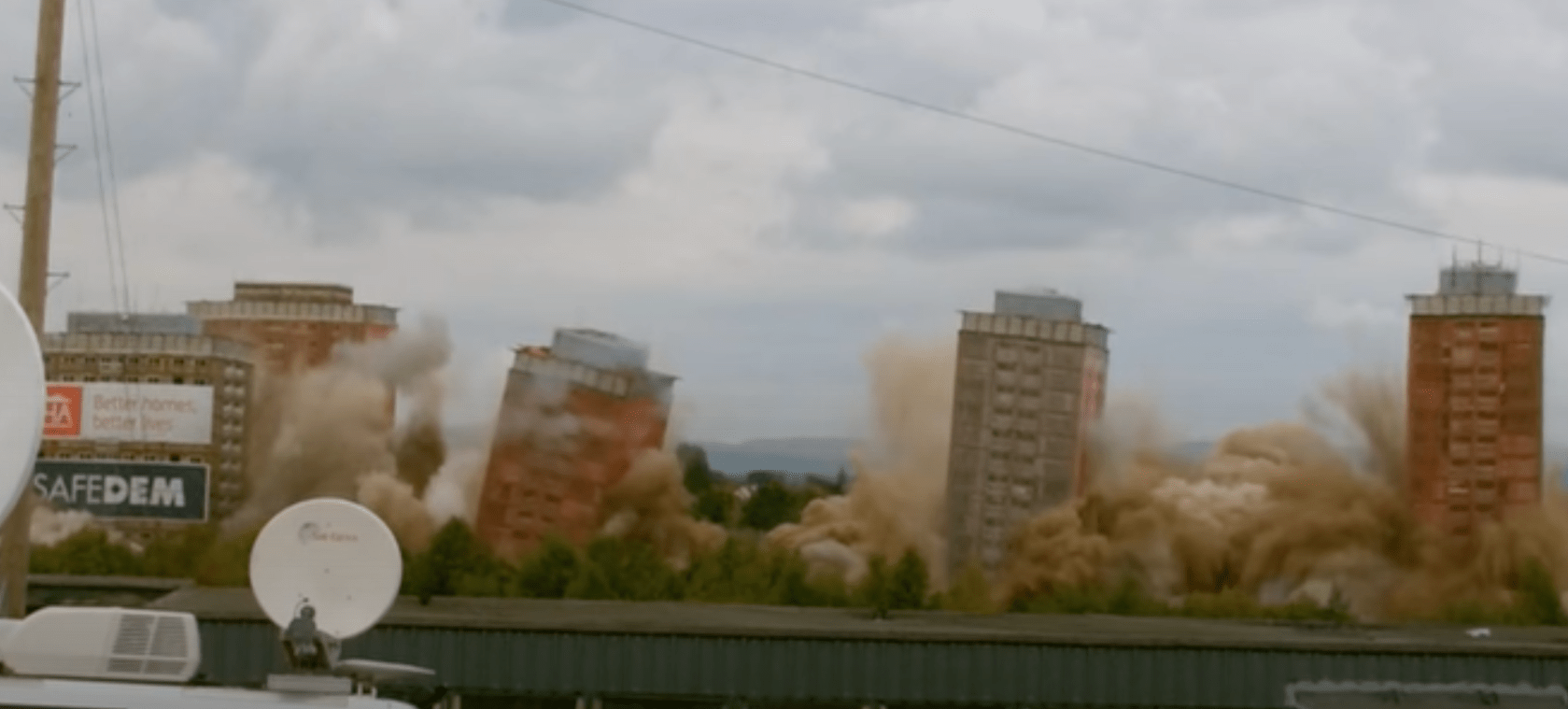 “Remembering the Iconic Red Road Flats: A Look Back at the Explosive ...