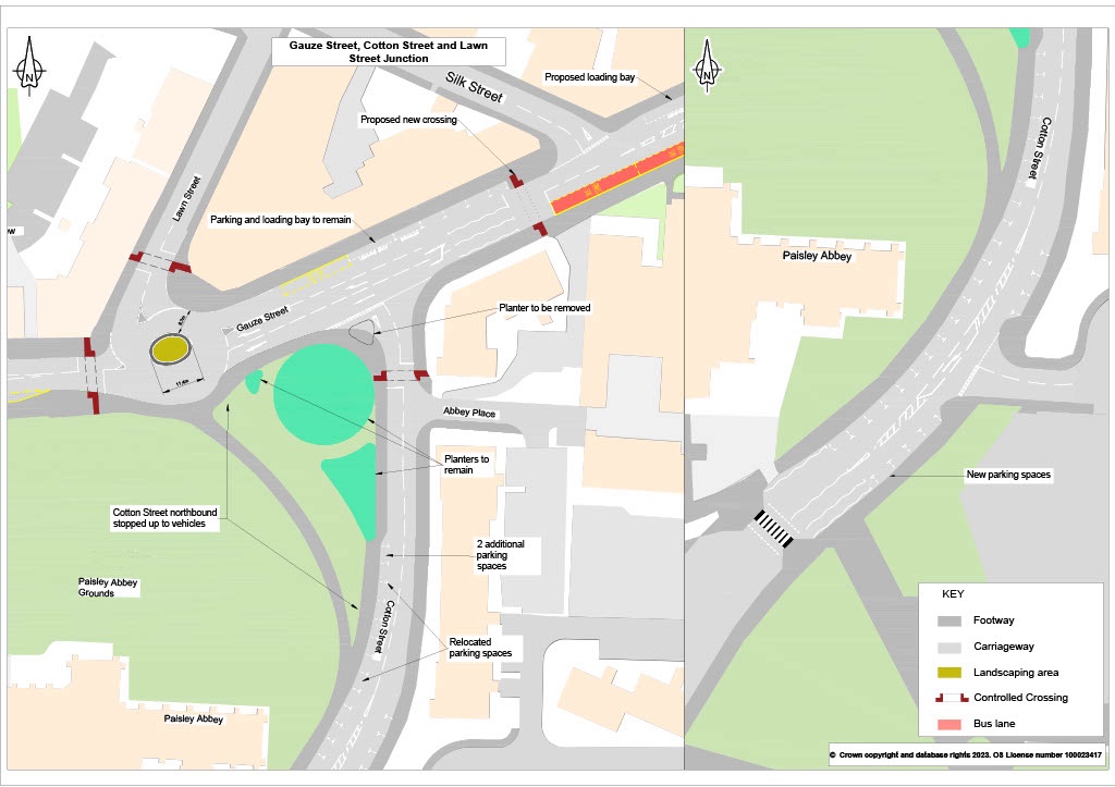 Proposals published for Paisley town centre junction improvements ...