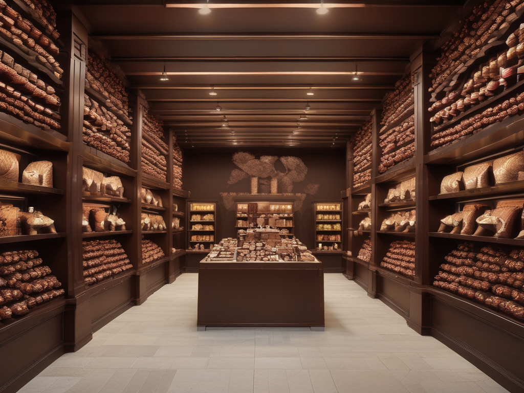 Immersive Chocolate Installation by Anya Gallaccio Set for Paisley High ...