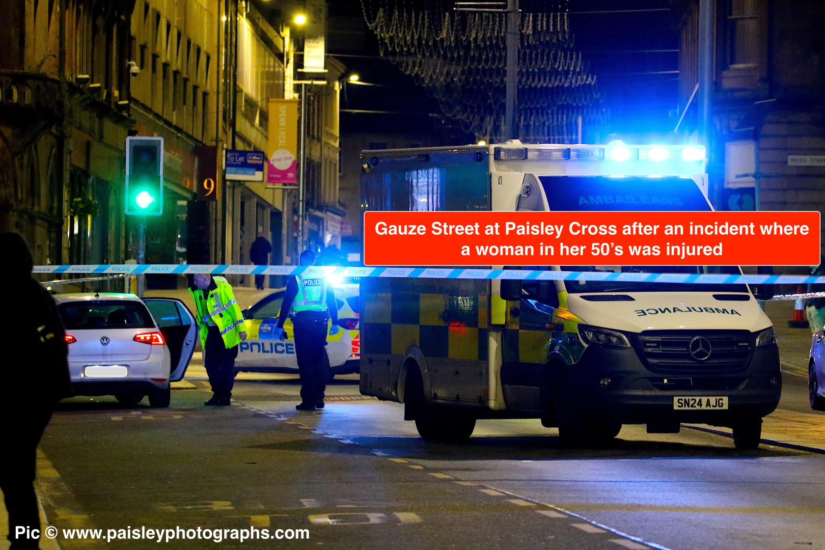 Paisley Cross closed due to incident – Paisley Photographs