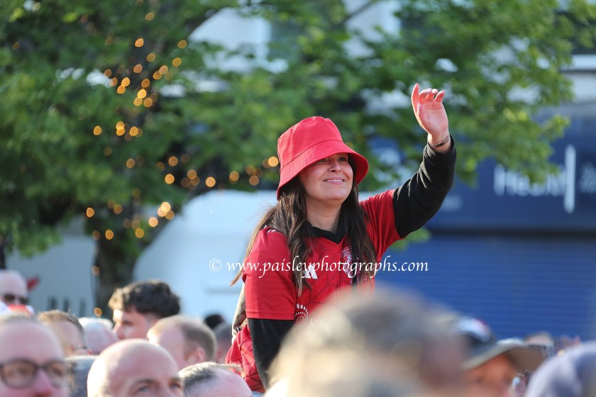 Lafferty the Hero as Johnstone Burgh Lift Scottish Junior Cup – Paisley Photographs