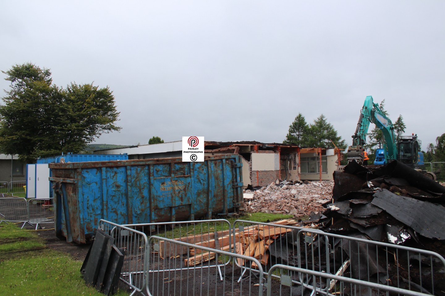 Demolition Under Way at Dykebar Hospital – Paisley Photographs