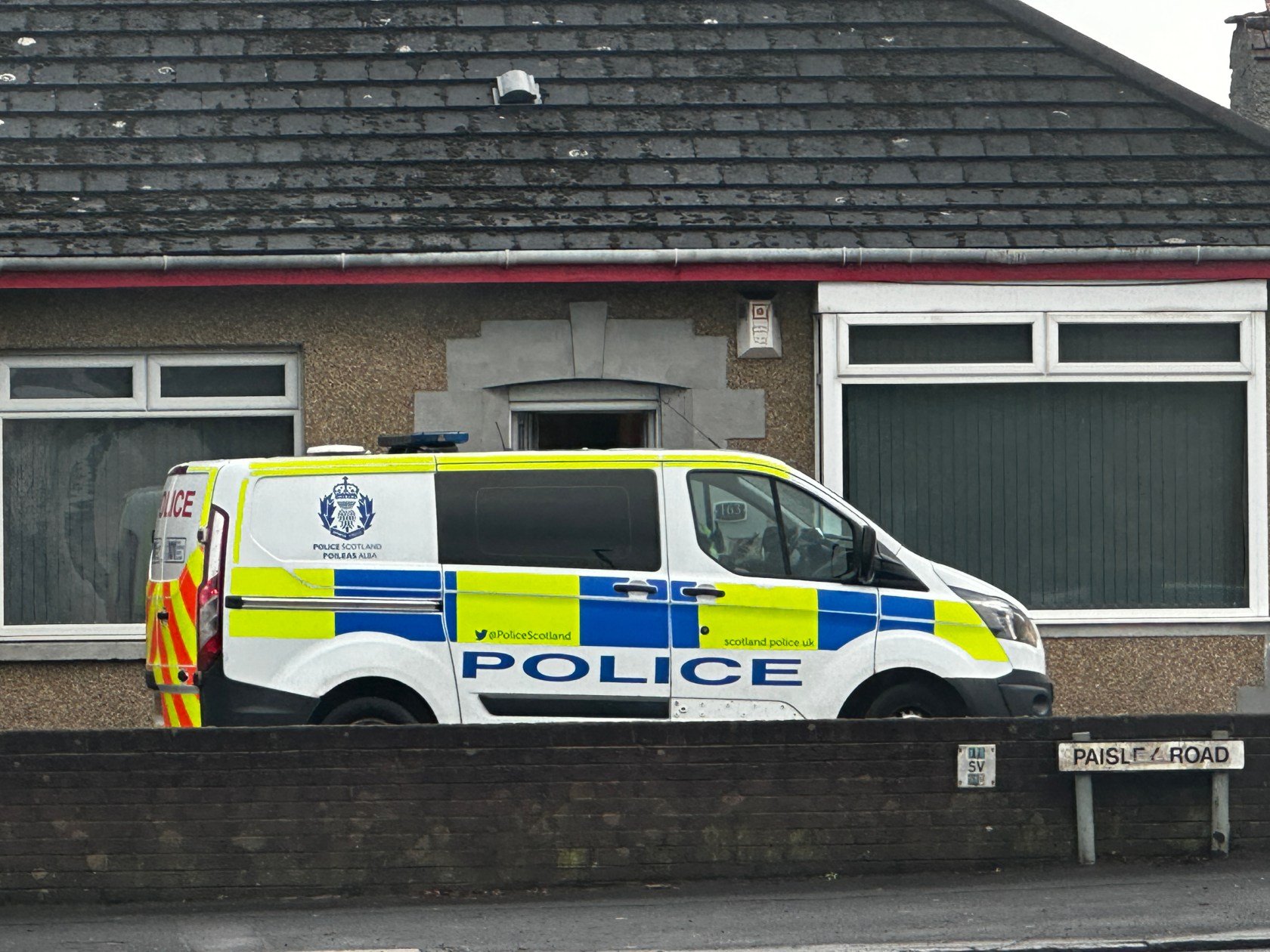 Two Arrested After Weapon Incident on Renfrew Road – Paisley Photographs