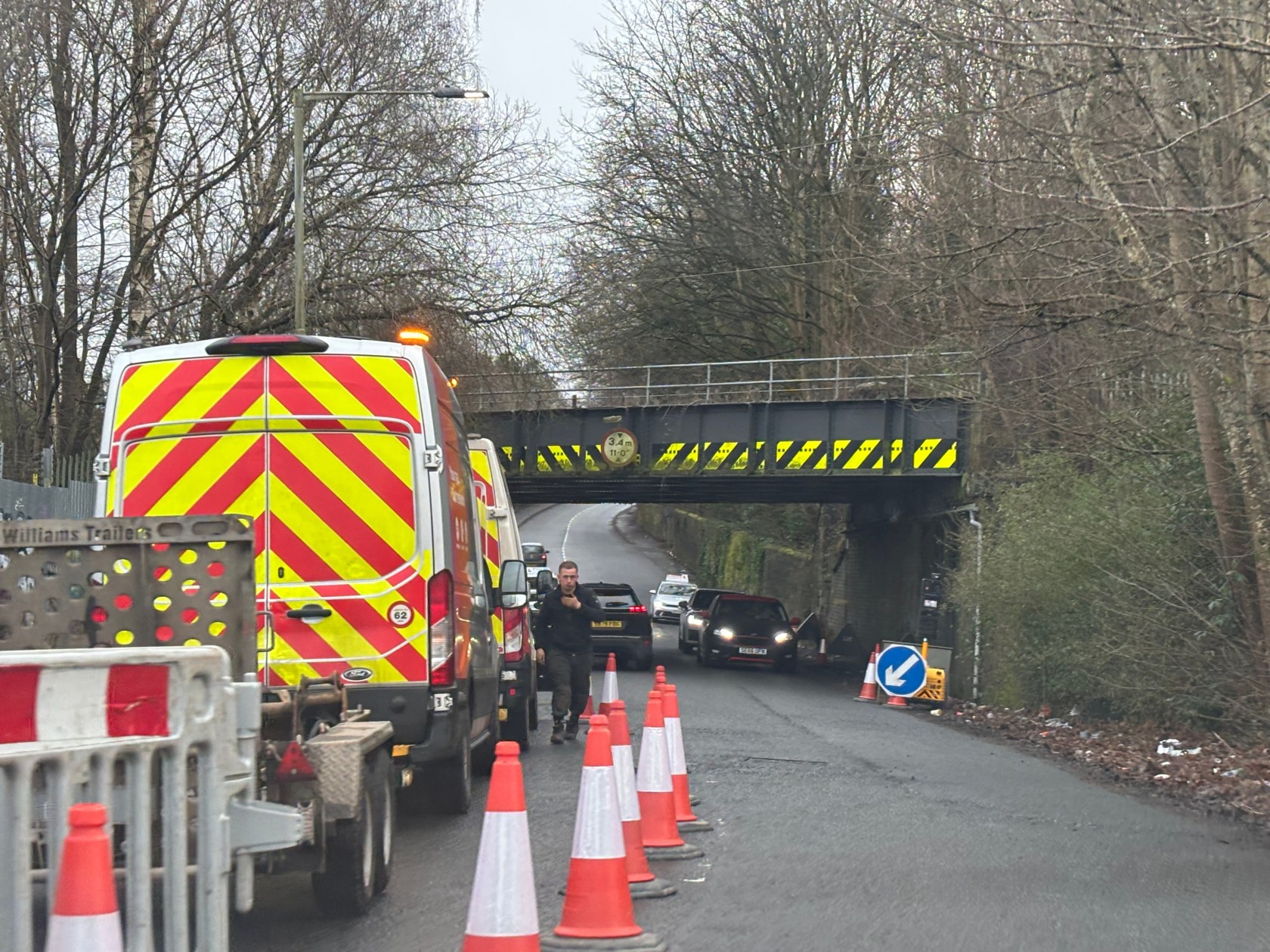 Emergency Gas Works Cause Disruption on King Street – Paisley Photographs