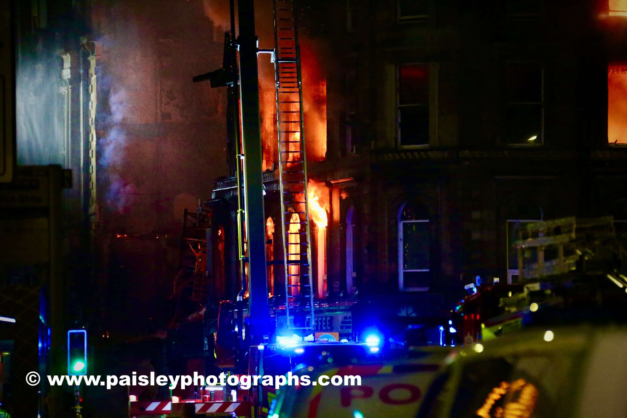 Glasgow Central Fire – Paisley Photographs